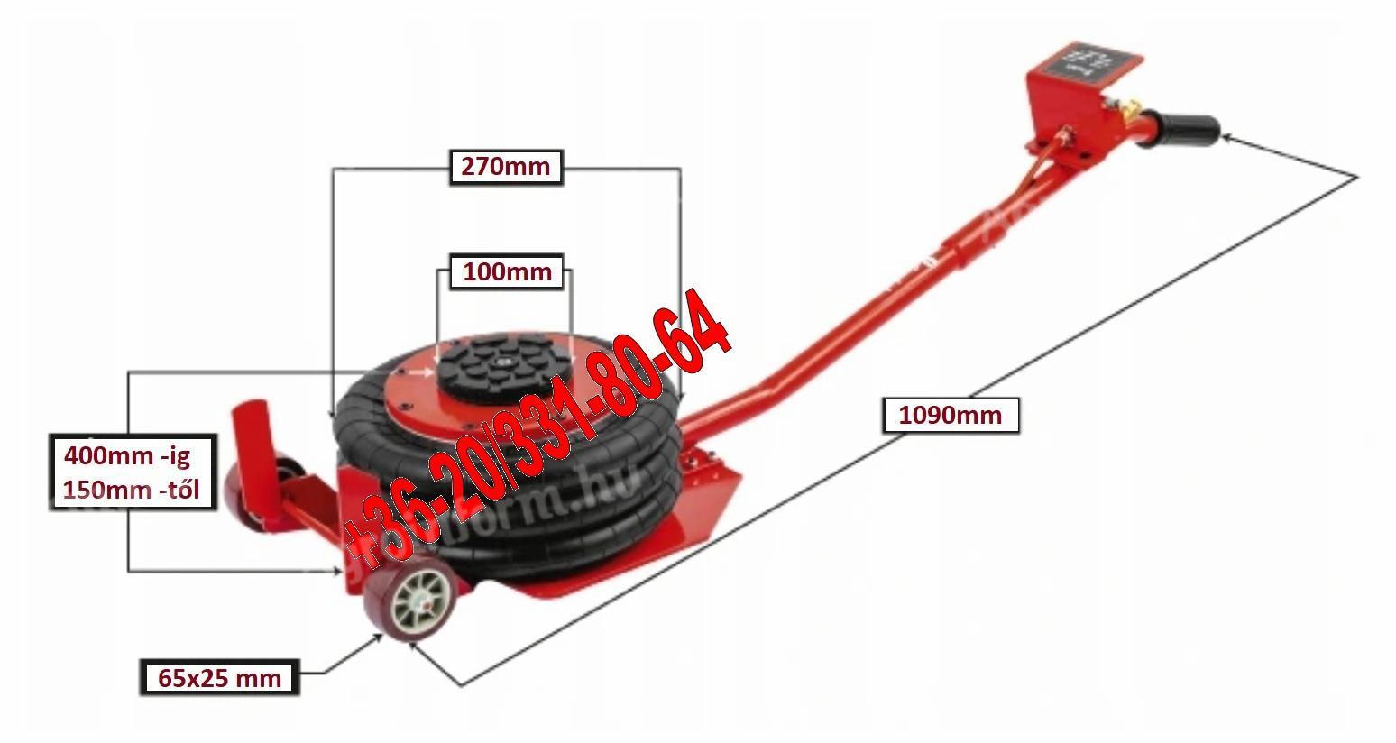 ÚJ Pneumatikus Légpárnás Autó Emelő, 3 Tonnás Három légkamrás ...