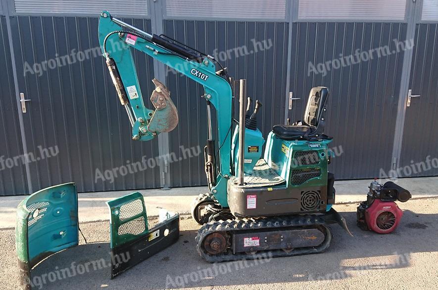 Mini Kotró Árokásó Rakodógép Forgókotró Földmunkagép JAVÍTÁS-ÚJ MOTOR ...