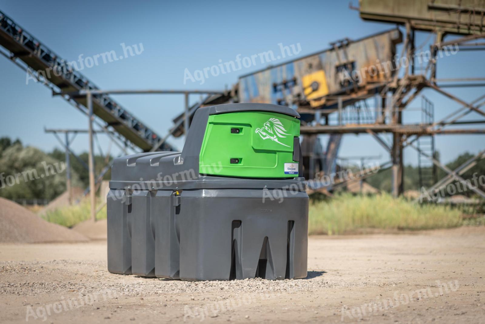 Gázolajkút 2500 literes raktárról, Kingspan FuelMaster 2500 - Jász ...