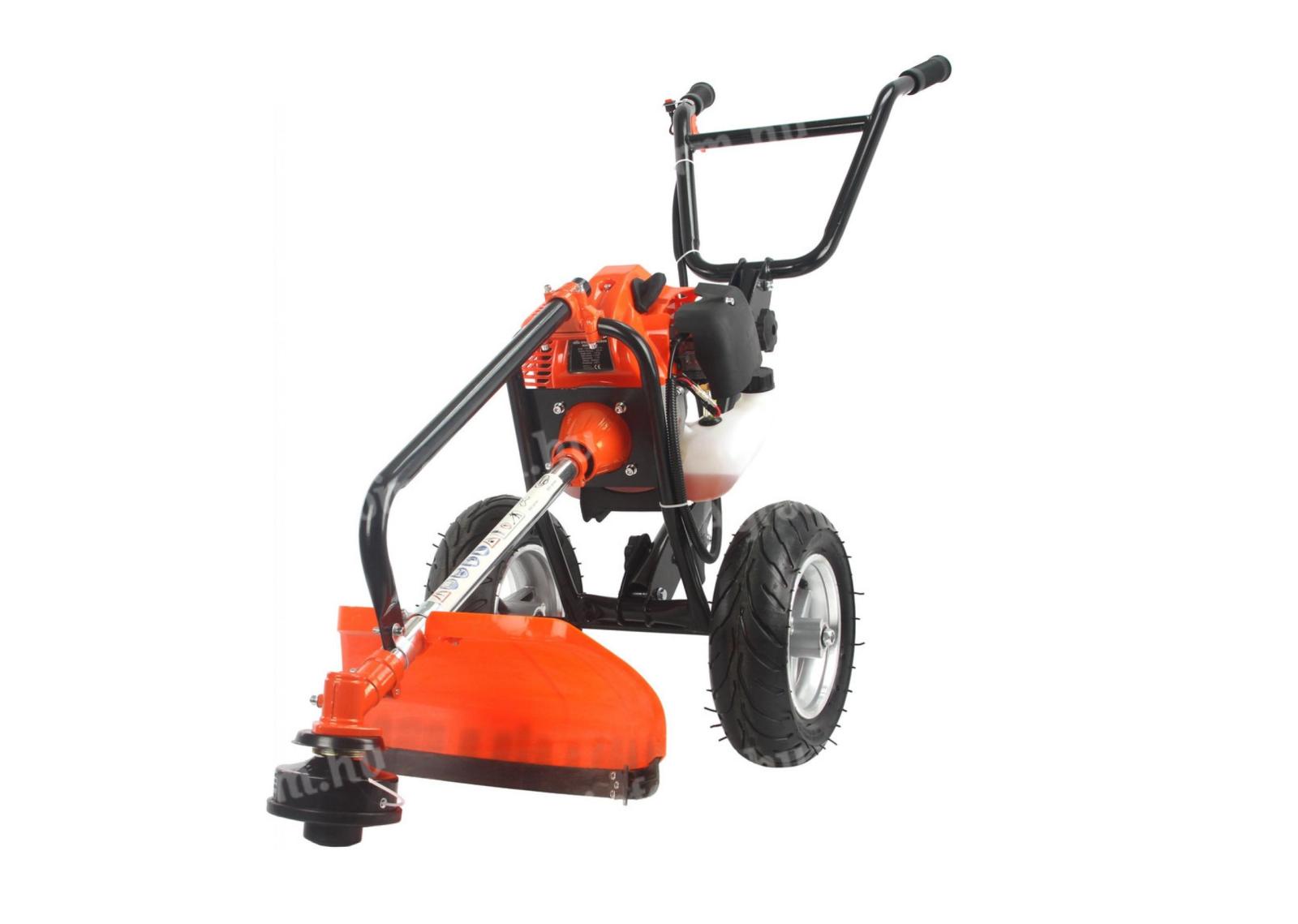 Eladó ÚJ kerekes fűkasza, bozótvágó, damilos és dikics vágókésel ...