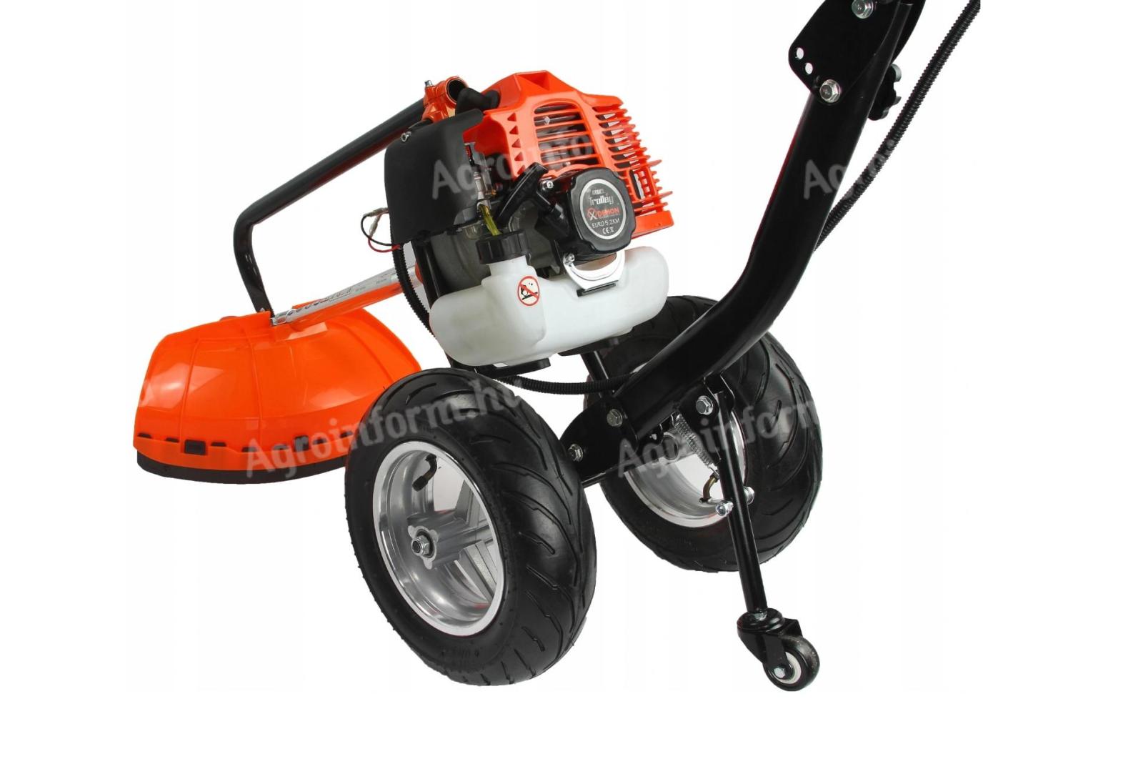 Eladó ÚJ kerekes fűkasza, bozótvágó, damilos és dikics vágókésel ...