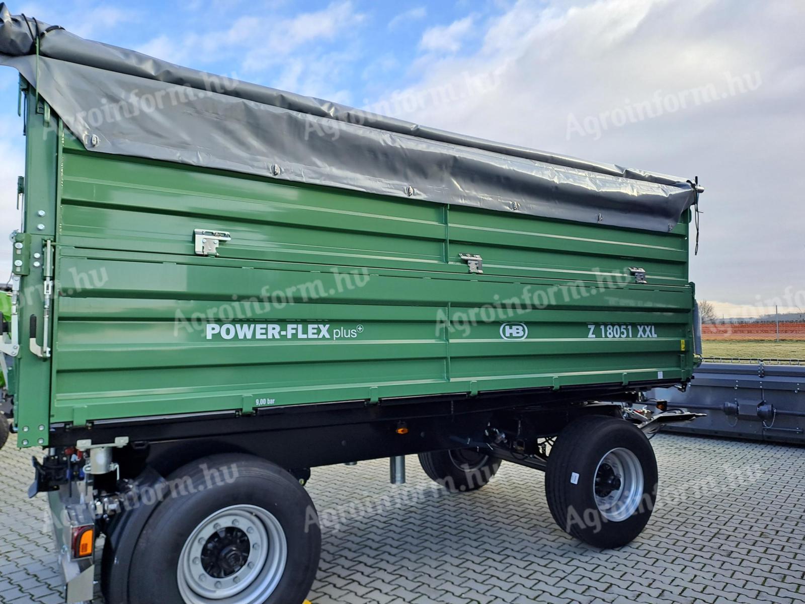 Brantner Z 18051/2 XXL (18 t össztömegű) forgózsámolyos 3 oldalra ...