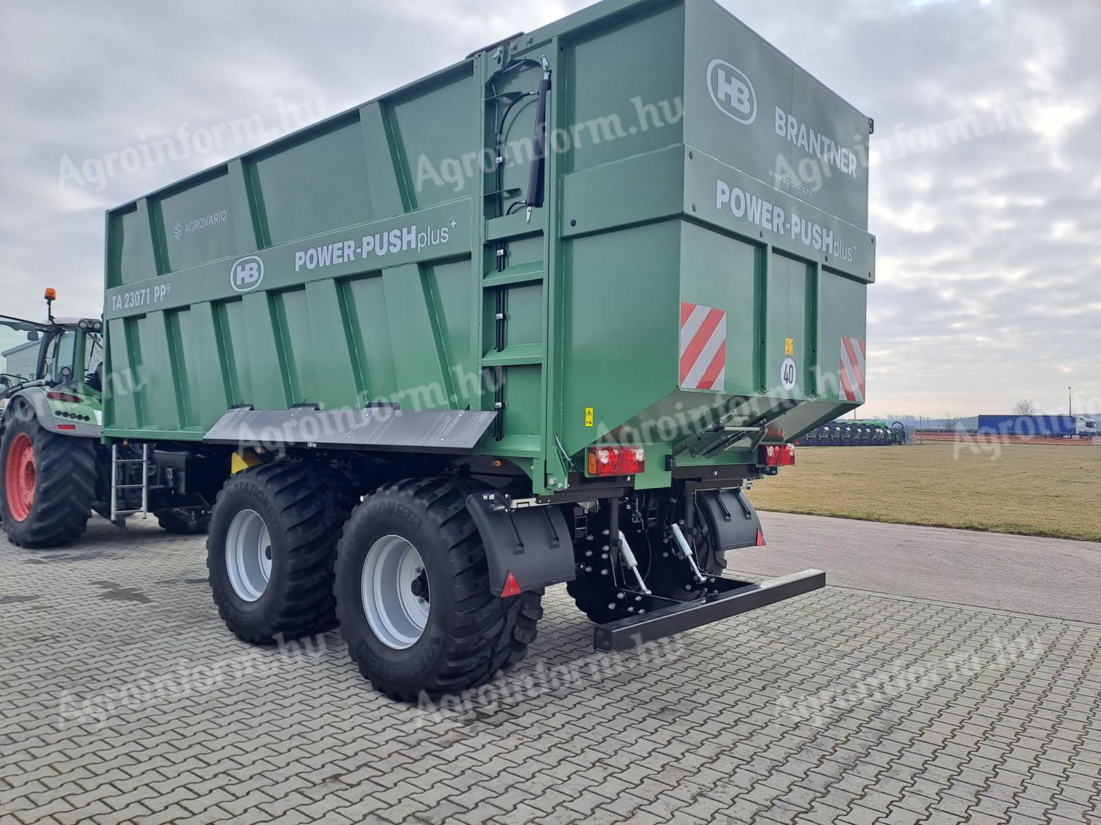 Brantner TA23071 Power Push+ tandemtengelyes letolófalas pótkocsi ...