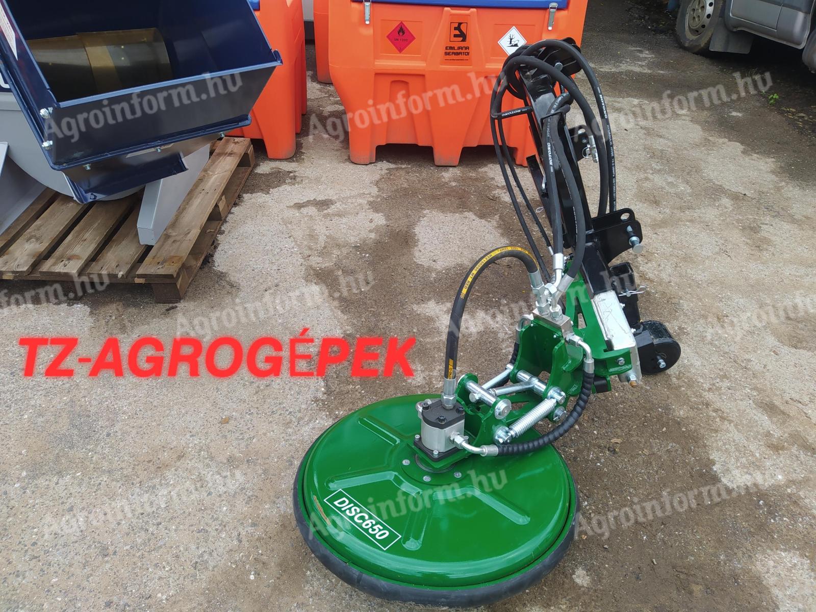 GEO DISK-650 hidromotoros, kitérő sorművelő kasza, raktárkészletről ...