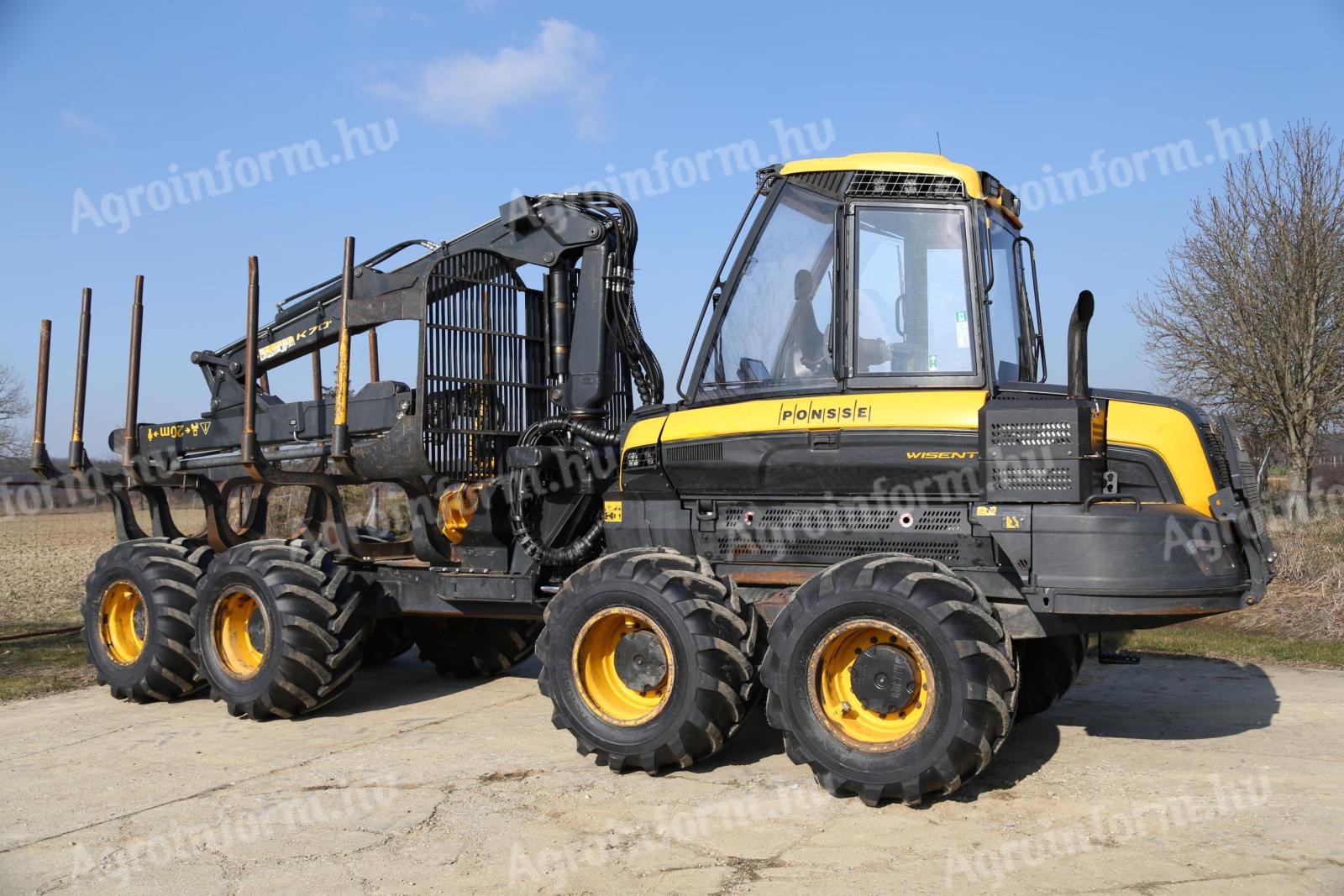Ponsse Wisent 8 W kihordó - Vas vármegye Egyházashollós - Agroinform.hu