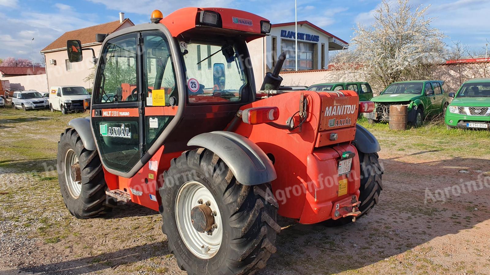 Manitou MLT 731 T- piros rendszám - Bács-Kiskun vármegye Kiskunhalas ...