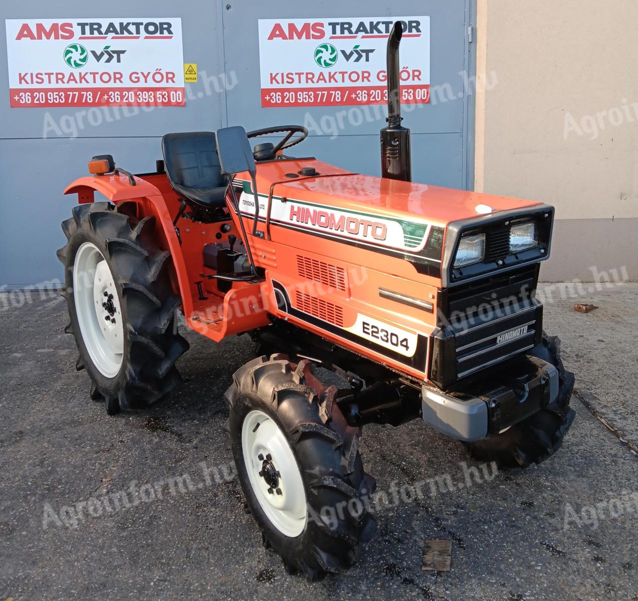 Hinomoto E2304 háromhengeres, 23 lóerős japán traktor - Győr-Moson ...