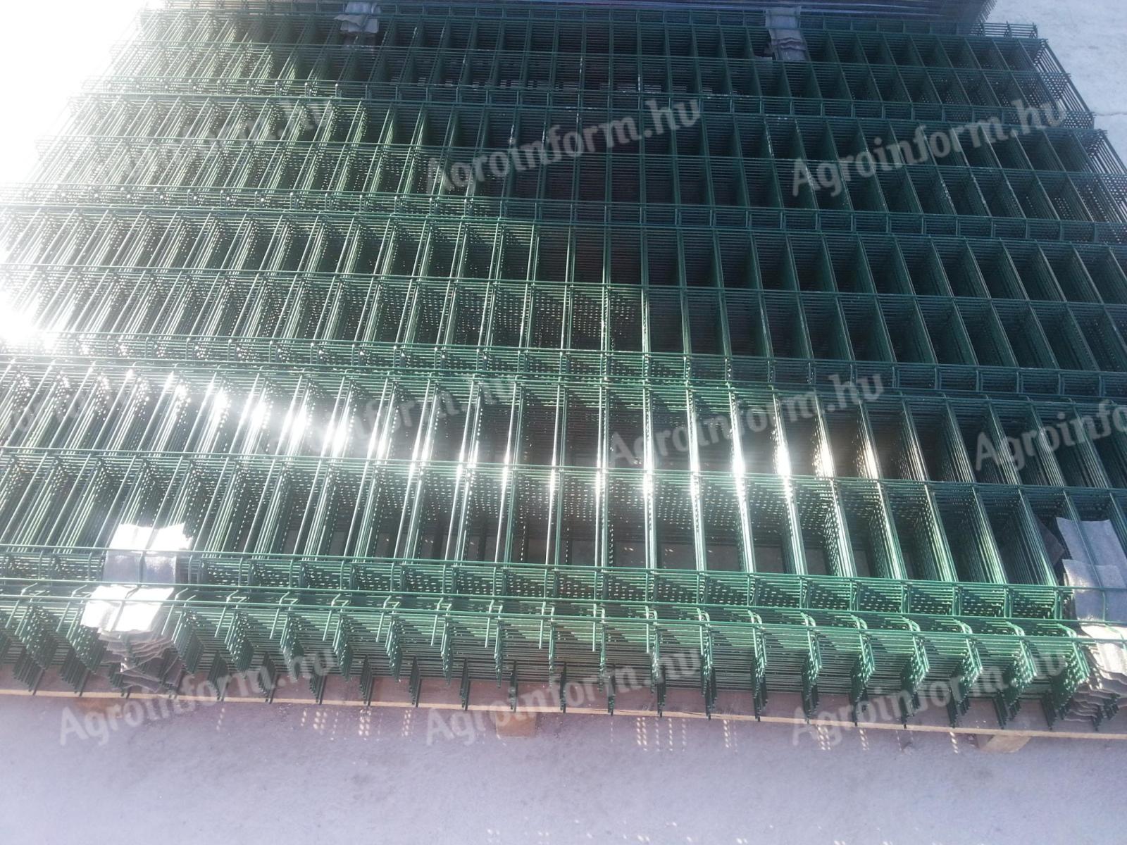 3D kerítés elem, táblás kerítés, oszlop, kapu, lábazati elem, vadháló ...