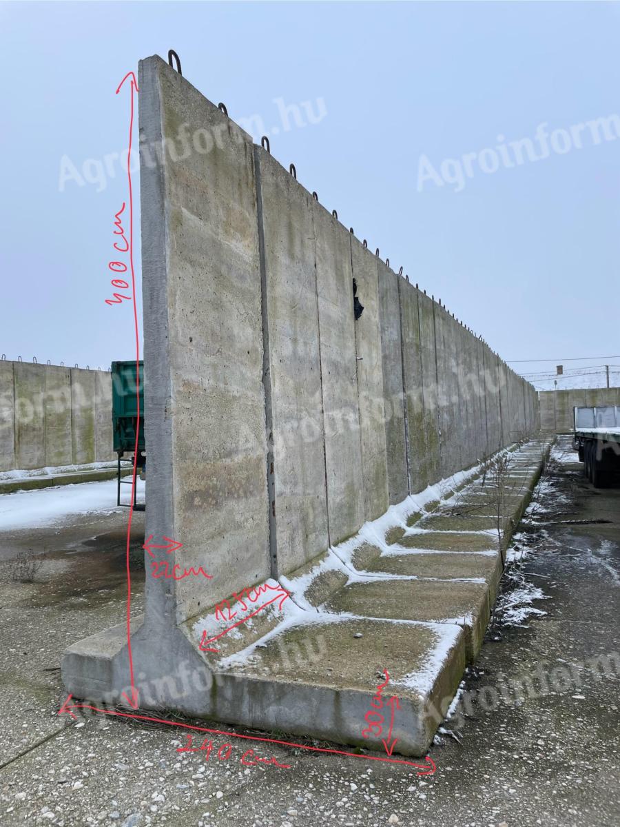 Beton támfal elem eladó - Hajdú-Bihar vármegye Ebes - Agroinform.hu